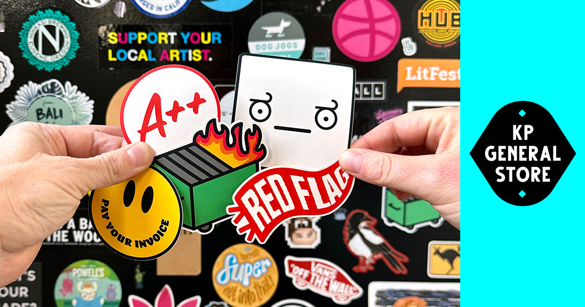 Shop Cool Stickers | For Laptops, Water Bottles & More | KP General Store